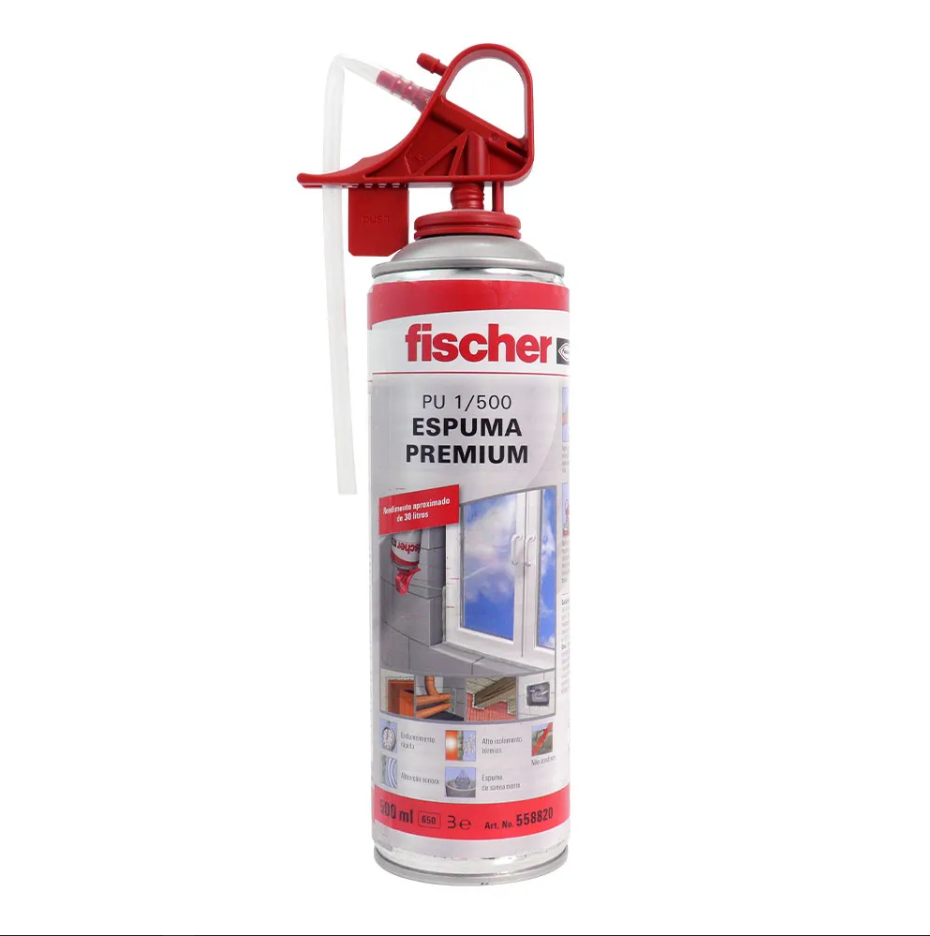 Espuma Expansiva Premium PU 500ml Fischer